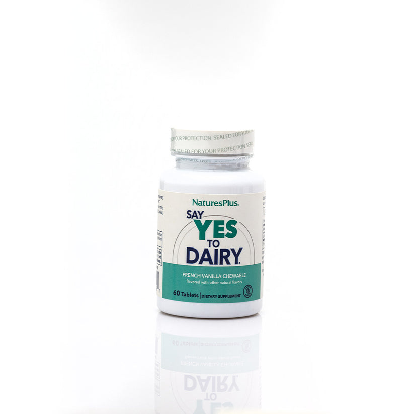 Nature's Plus Say Yes To Dairy Digestive Aid 60 Chewable Tablets ...