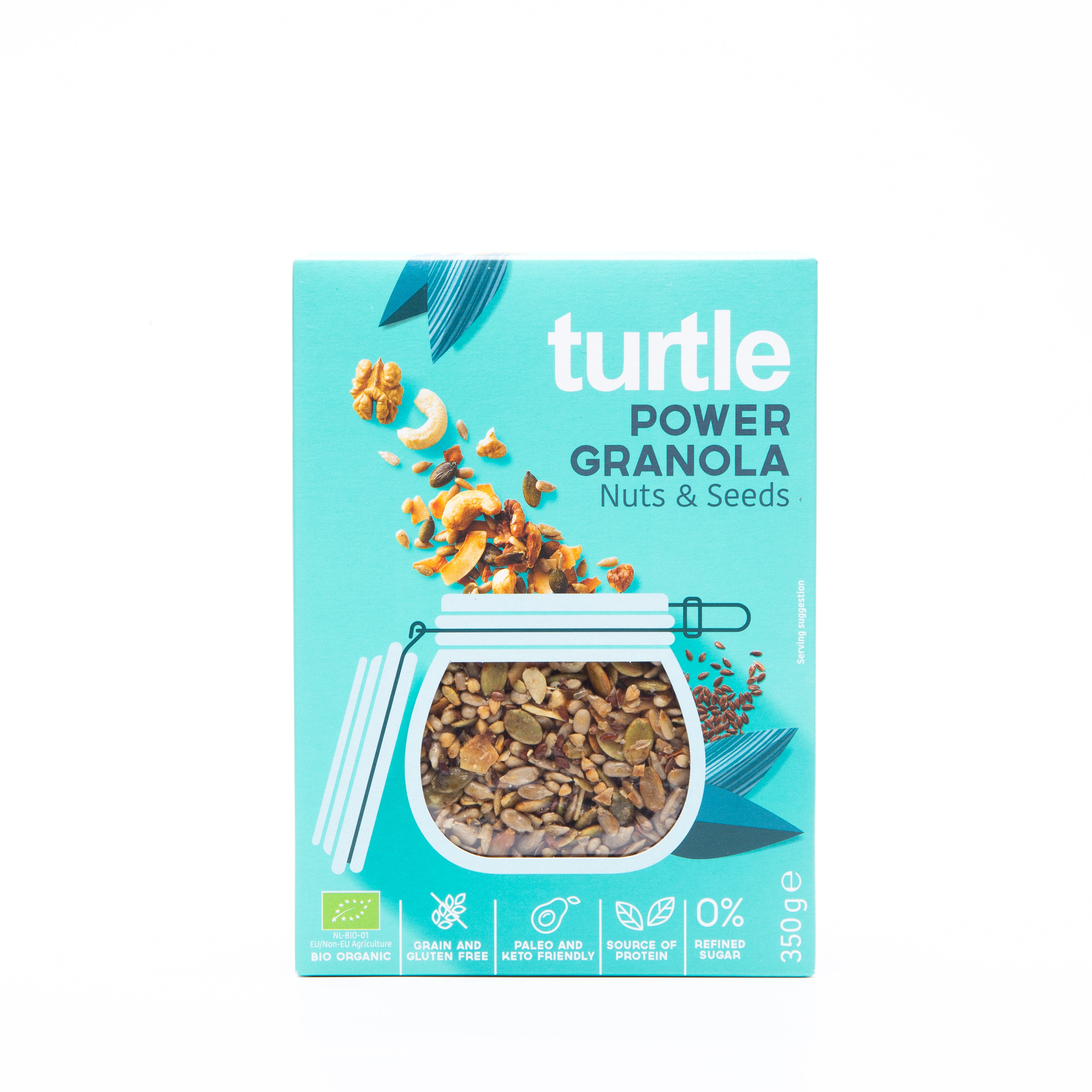 Turtle Nuts and Seeds Power Granola 350g – Healthy Options