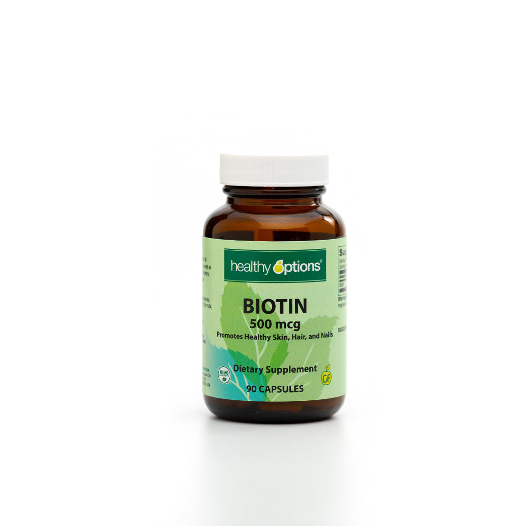 Healthy Options Biotin 500mcg 90 Capsules