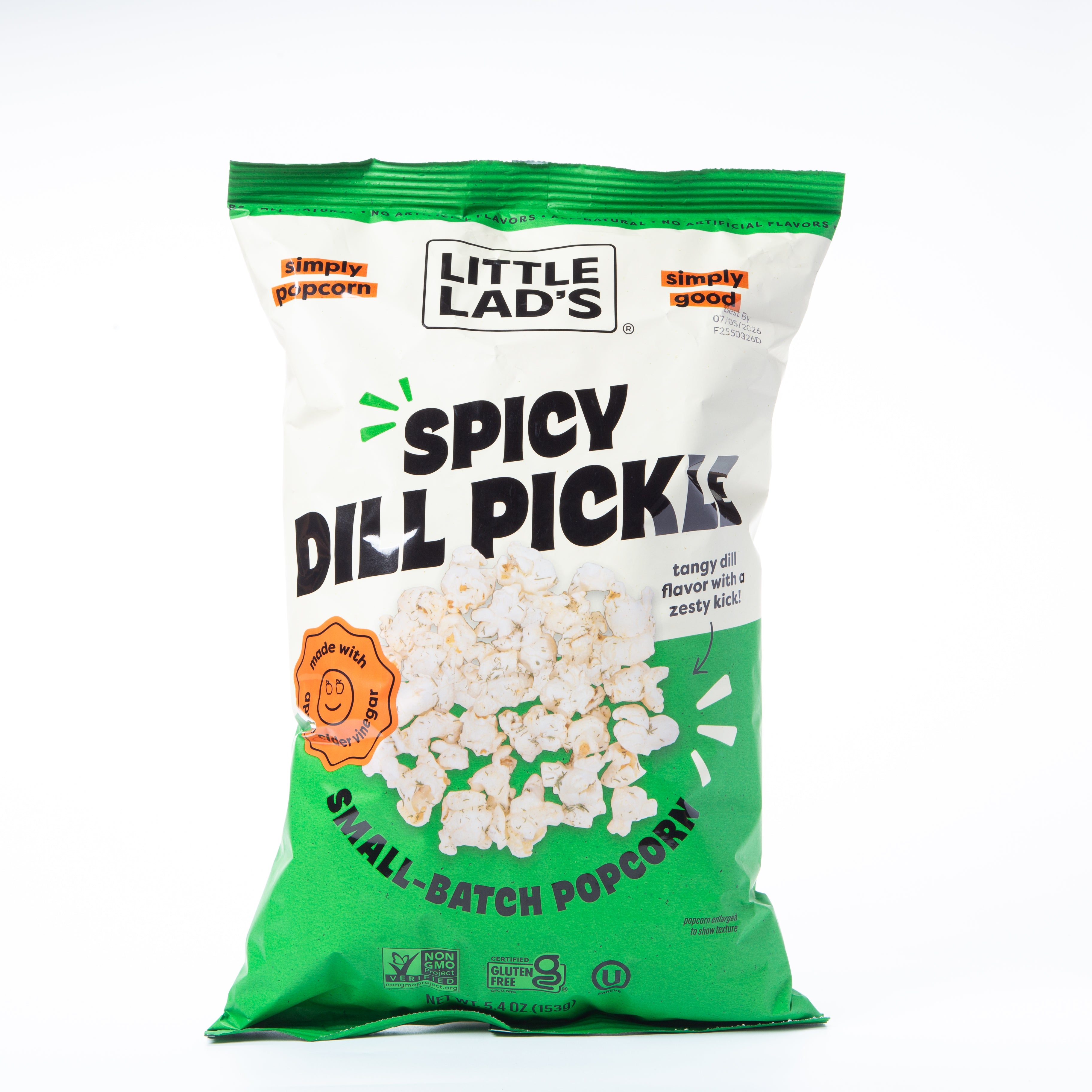 Little Lad's Spicy Dill Pickle Popcorn 153g – Healthy Options