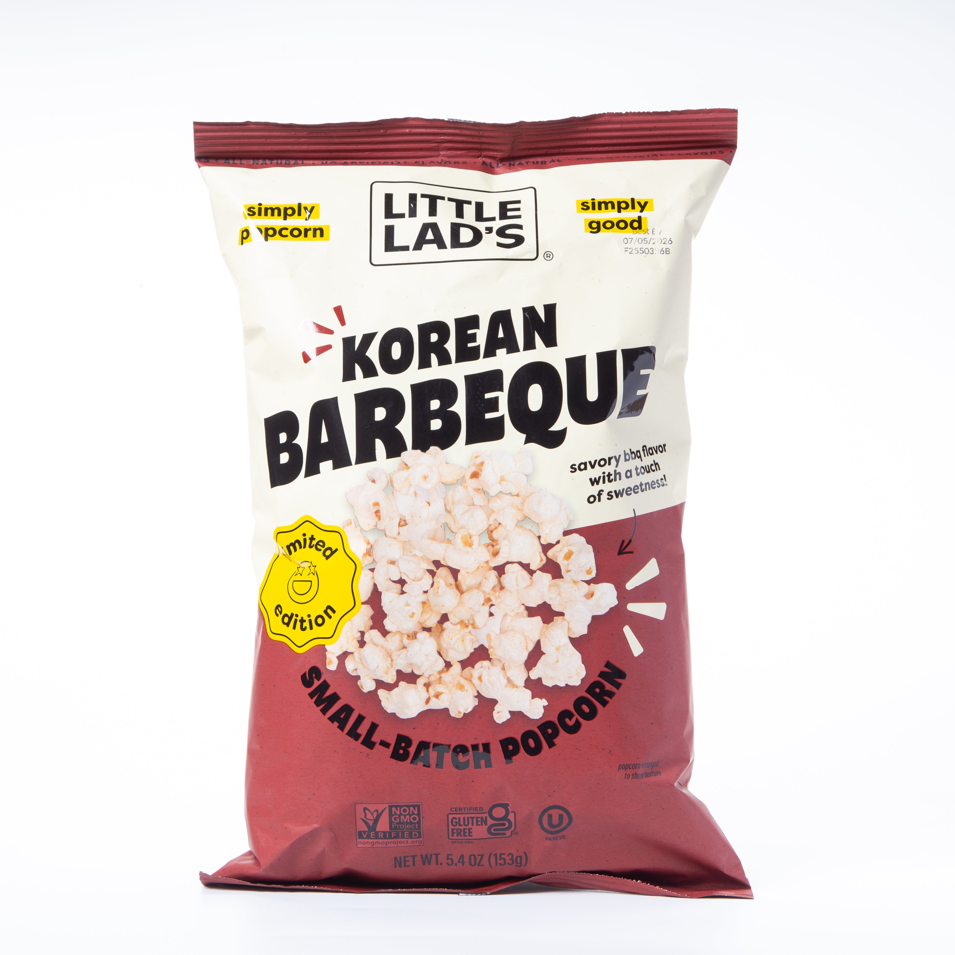 Little Lad's Korean Barbeque Popcorn 153g – Healthy Options