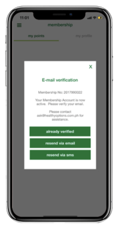 Loyalty program – Healthy Options