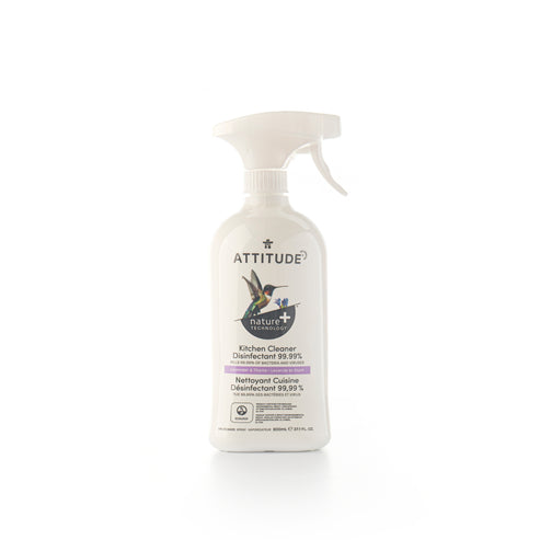 Attitude Kitchen Cleaner Disinfectant 99.99% Lavender & Thyme 800ml ...