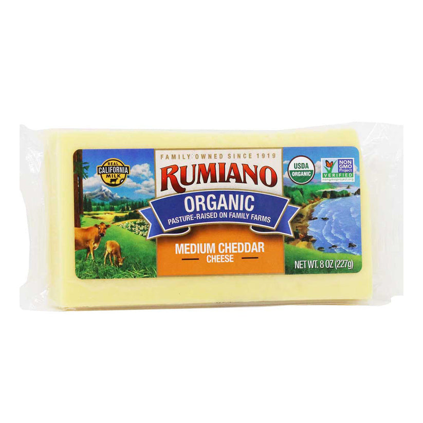 Chilled Rumiano Medium Cheddar Cheese 227g – Healthy Options