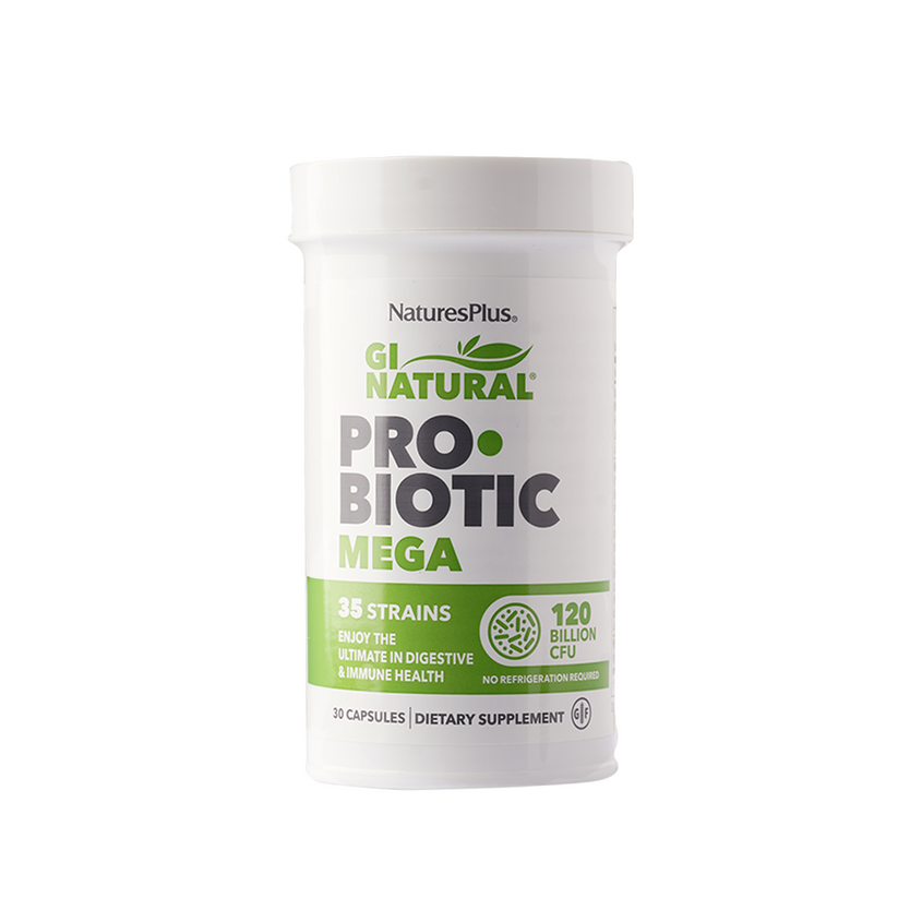 Nature's Plus Gi Natural Probiotic Mega 30 Capsules – Healthy Options